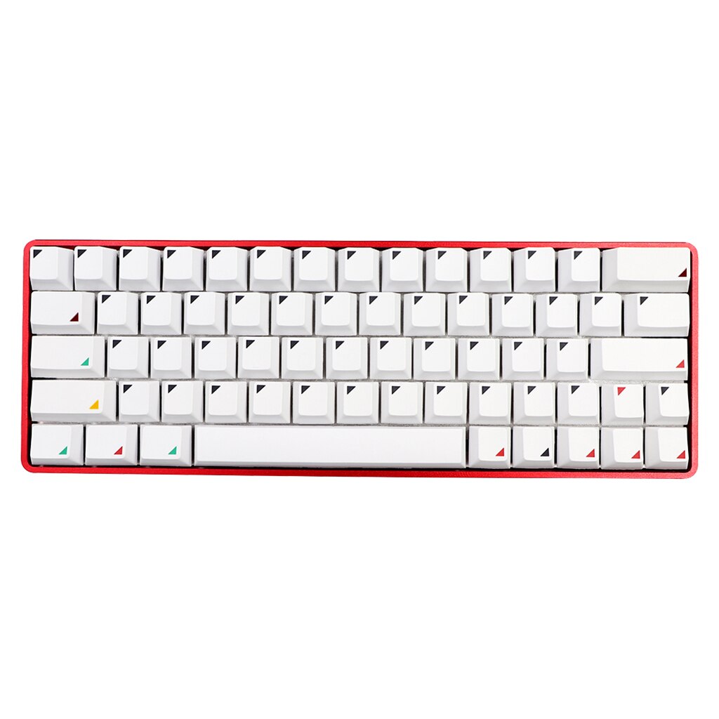 132 Custom PBT Keycap White Triangle Cherry Profil... – Grandado