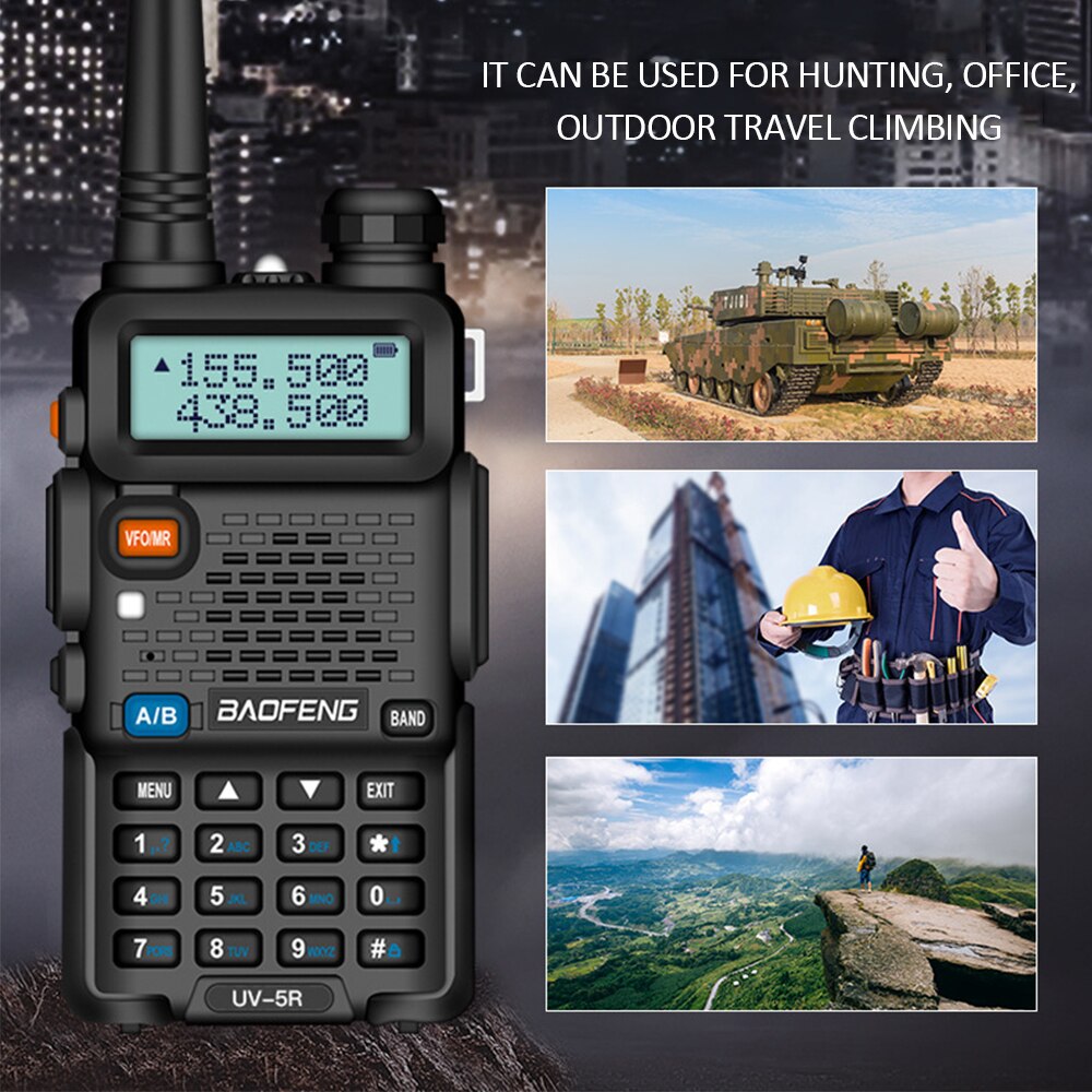 EU Plug Intercom Walkie Talkie 5W UHF Two-Way Radi... – Grandado