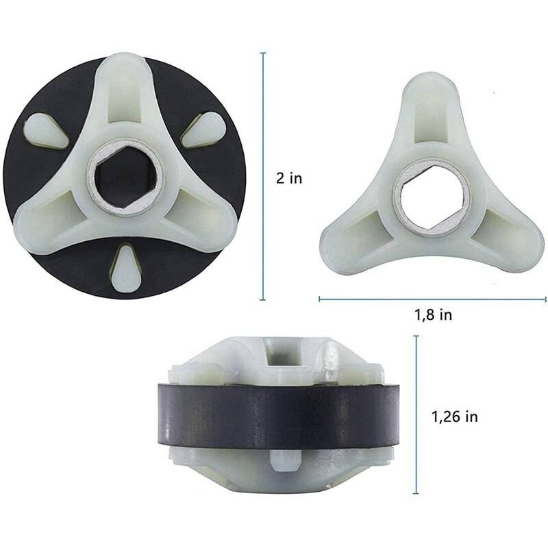 4 Pack 285753A Direct Drive Motor Coupling Kit wit... – Vicedeal