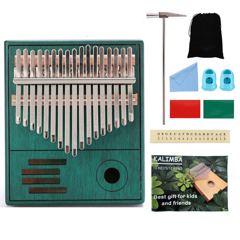21 key kalimba acacia music instrument 17 keys fin... – Vicedeal