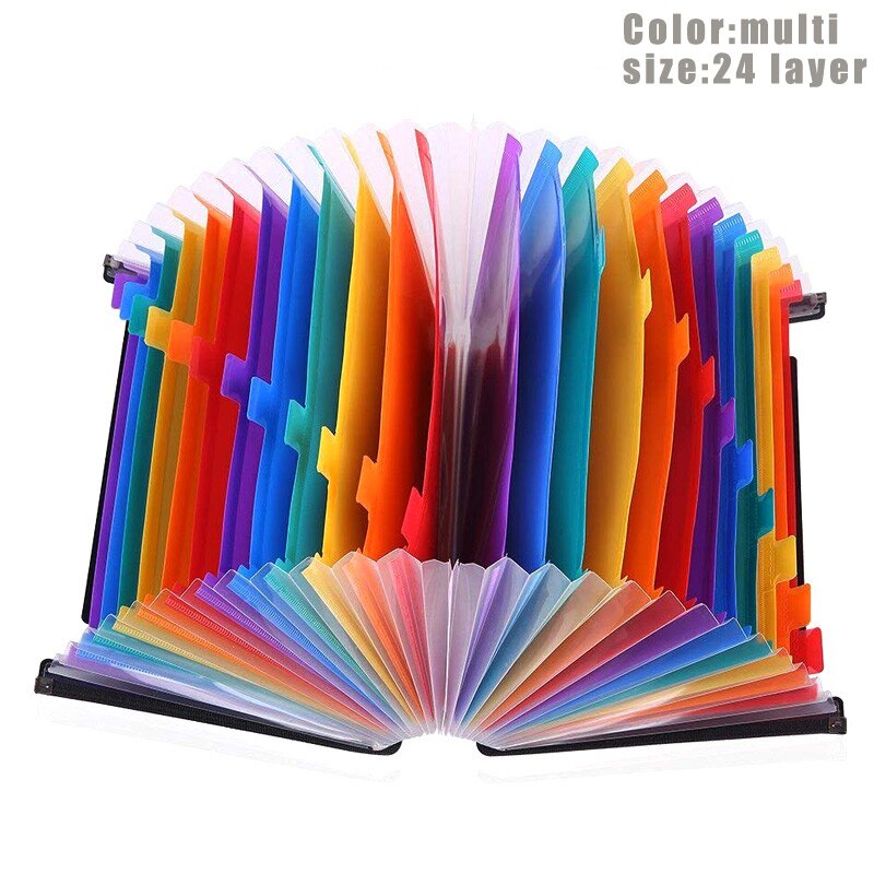 13 24 Pockets Expanding File Folder Works Accordio Vicedeal