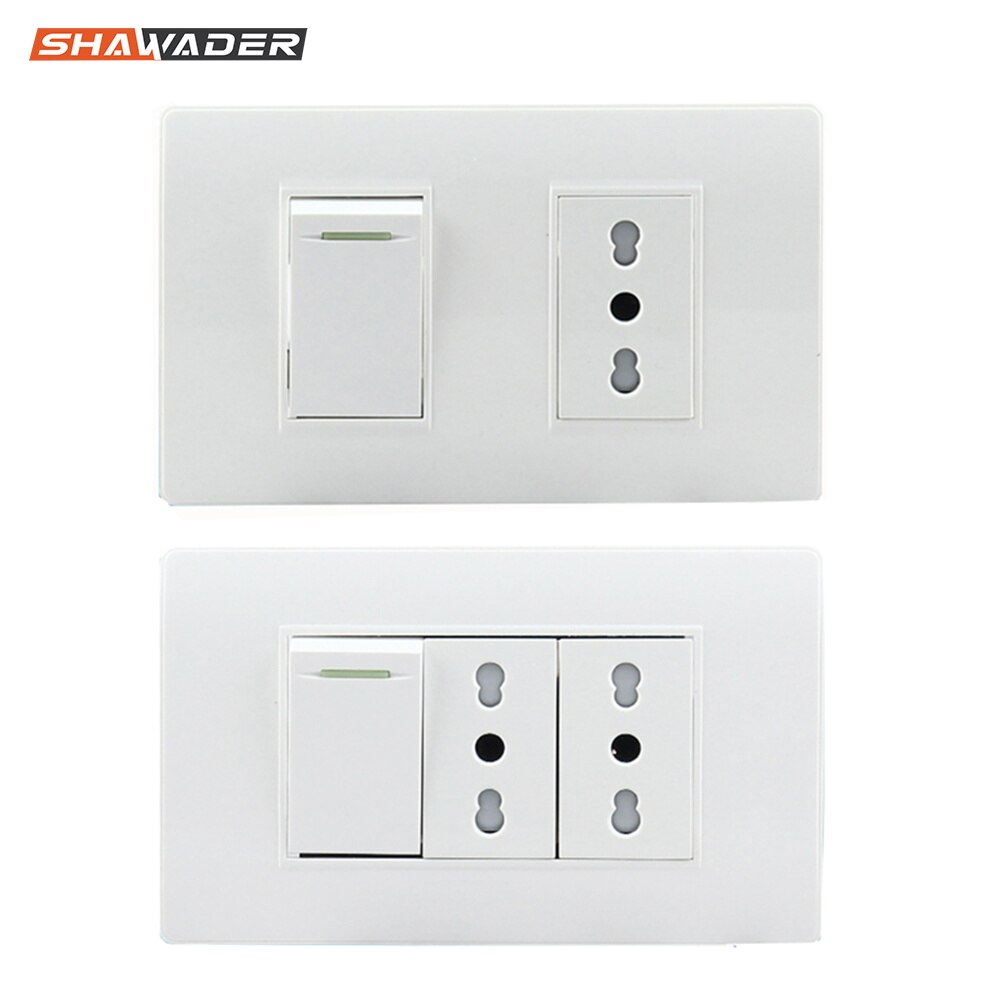 Wall Switch Sockets Italy Plug 1 Gang Switches Ita... – Grandado