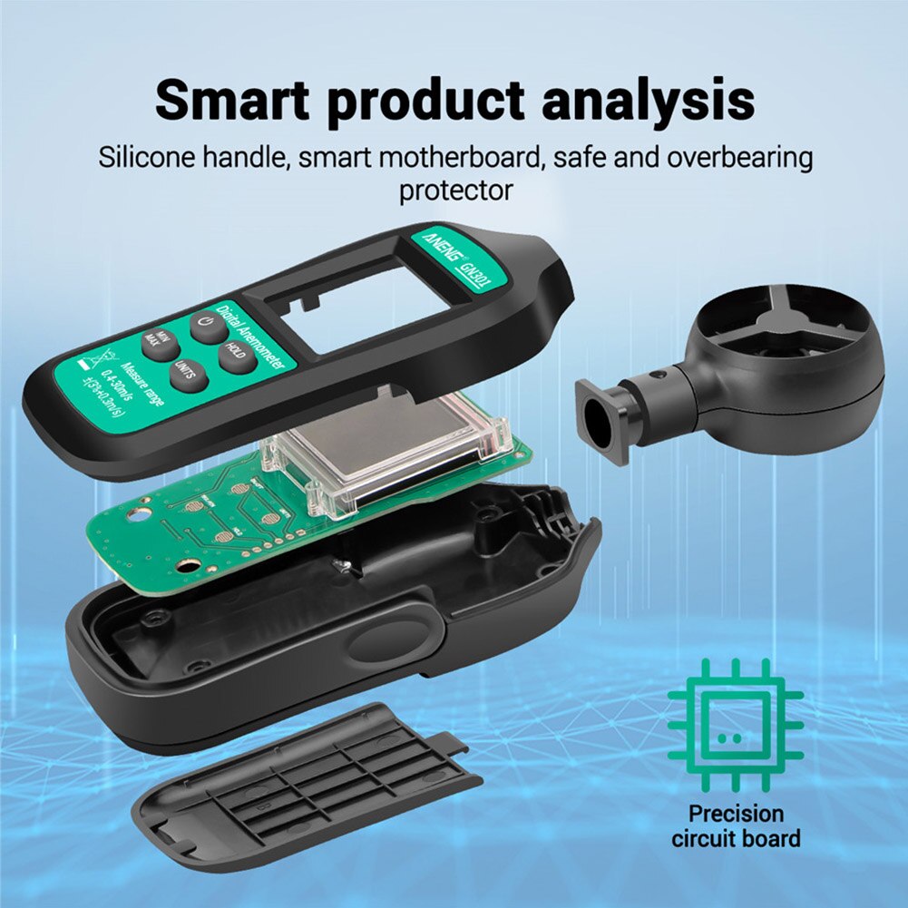 Air Flow Tool Factory Digital Anemometer Temperatu... – Grandado