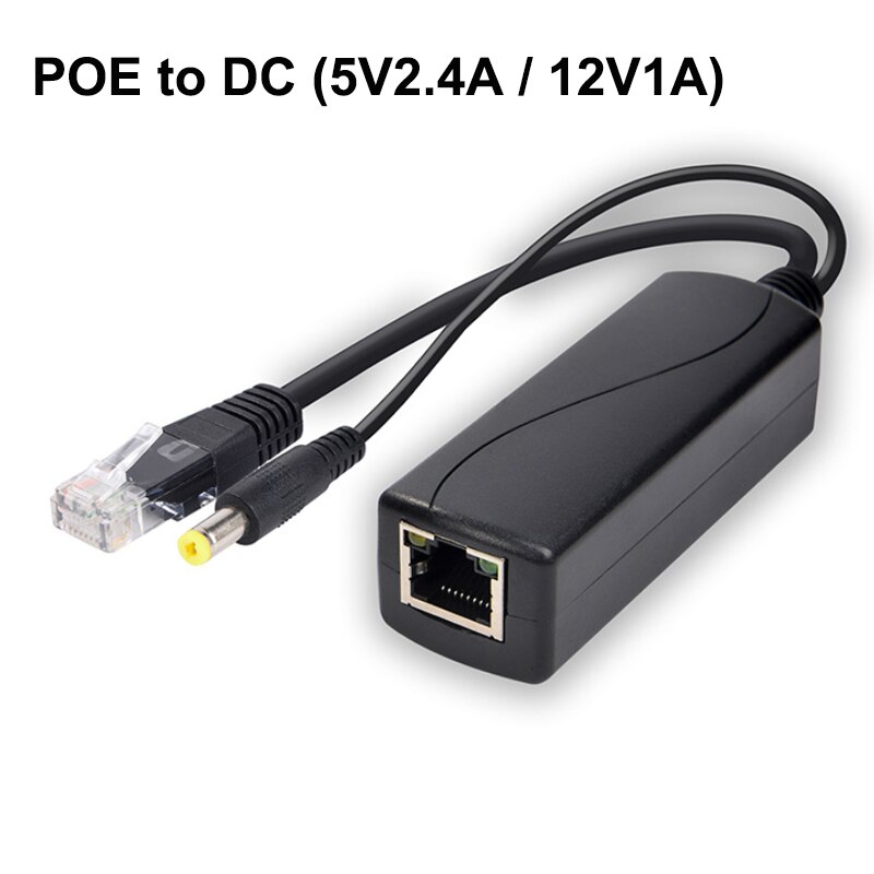 802.3af POE to Type-C Micro USB 2.1*5.5DC PoE Spli... – Vicedeal