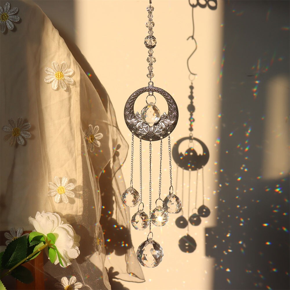 Crystal Wind Chime Garden Decoration Sun Catcher D... – Vicedeal