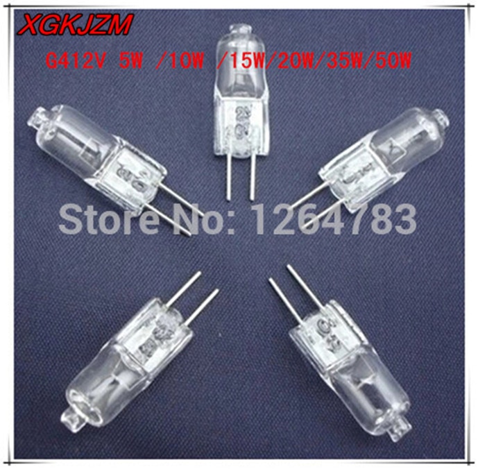 Ampoule halogène en cristal G412V 5W / 10W / 15W /... – Grandado