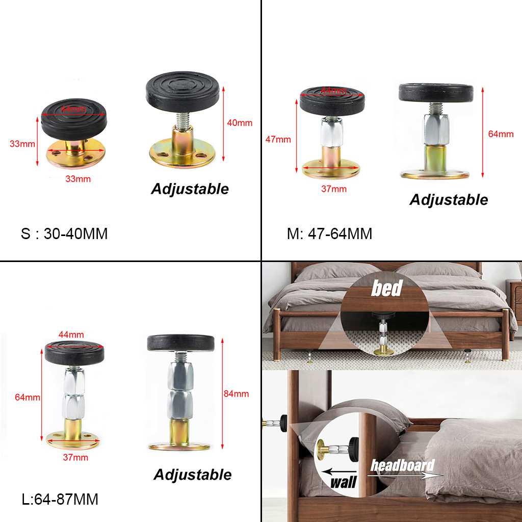 1Pcs Verstelbare Draad Nachtkastje Hoofdeinde Stop... – Vicedeal