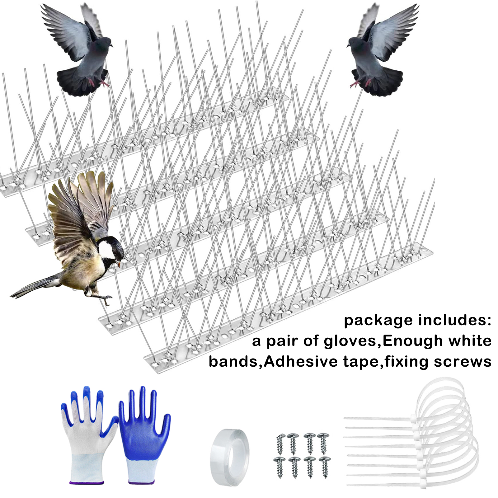 10 Box Bird Spikes Voor Duif Kleine Vogelkat, Anti... – Vicedeal