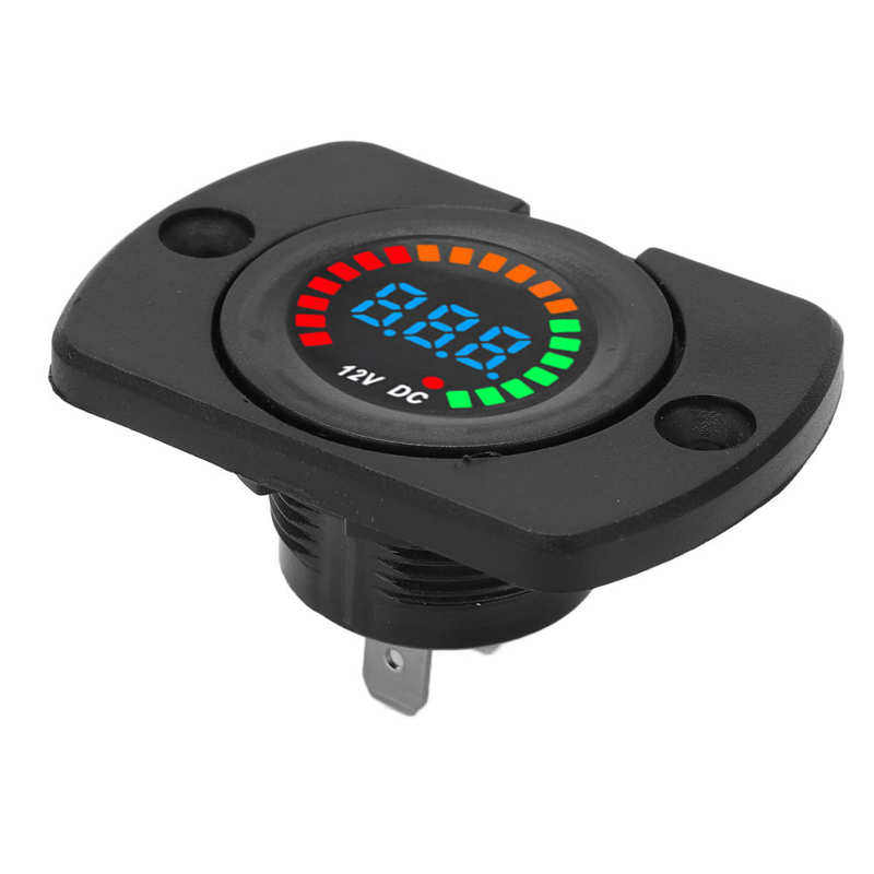 Auto Digitale Voltmeter Auto Voltage Gauge Zwarte ... – Grandado