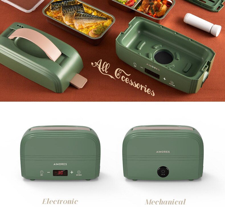 220V 1L Mini Portable Electric Meals Lunch Heating... – Grandado