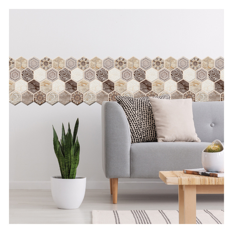 3D Hexagon Wallpaper sticker self-adhesive PVC Wat... – Grandado