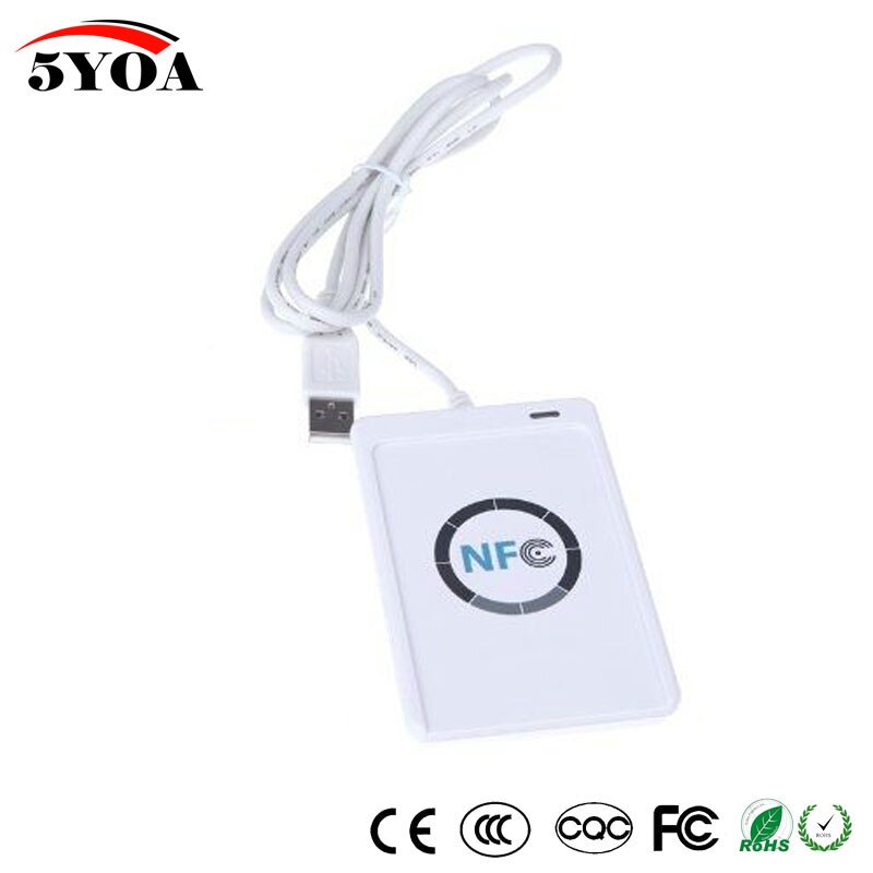 USB ACR122U NFC RFID Smart 13.56mhz Card Reader Wr... – Grandado