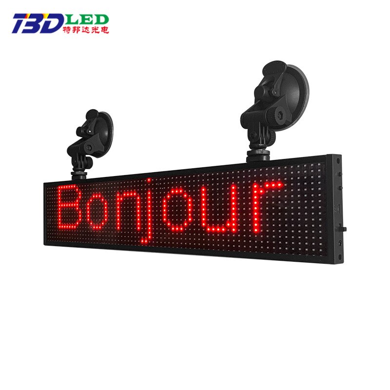 K1664 Slim LED Car Display 7 Color Digital Billboa... – Grandado