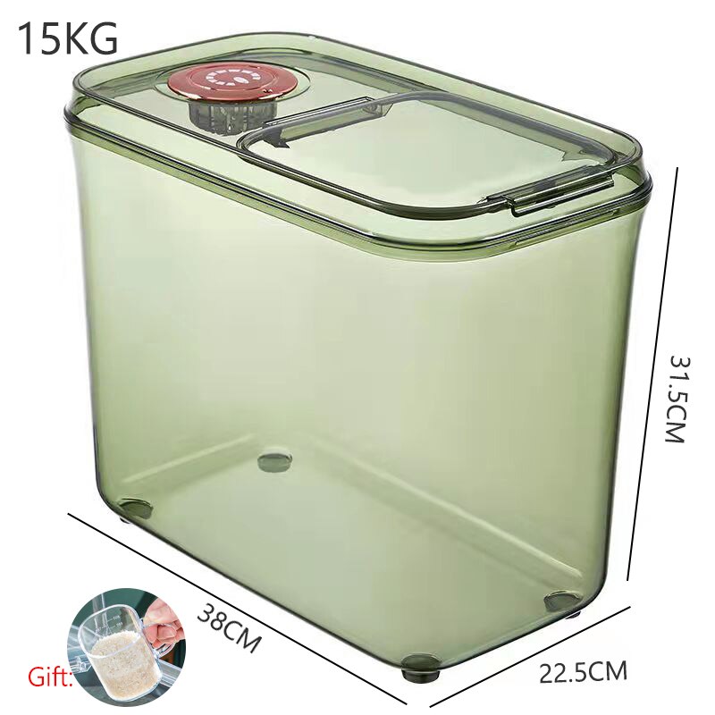 5/10/15kg kitchen storage box nano container moist... – Vicedeal