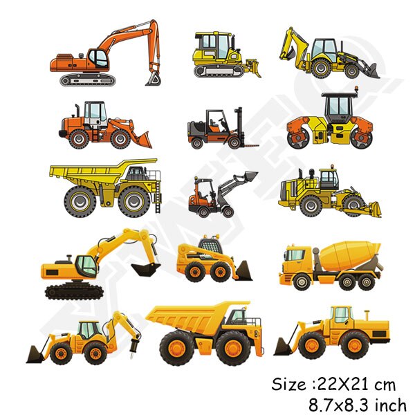 15pcs/Set Small Digger Ironing Sticker Patches For... – Grandado