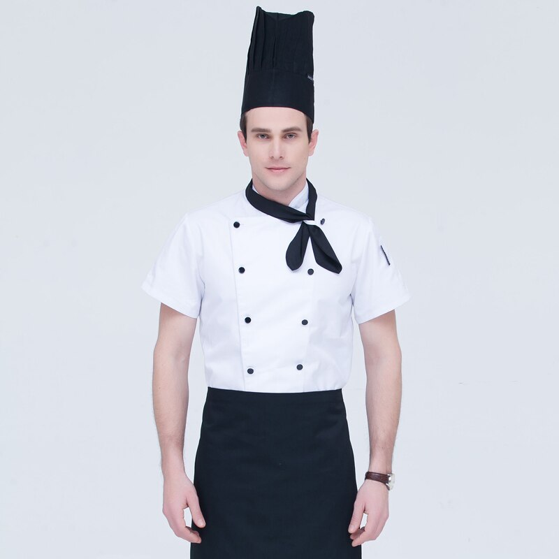 chef costume hotel workwear for men food chef kitc... – Vicedeal