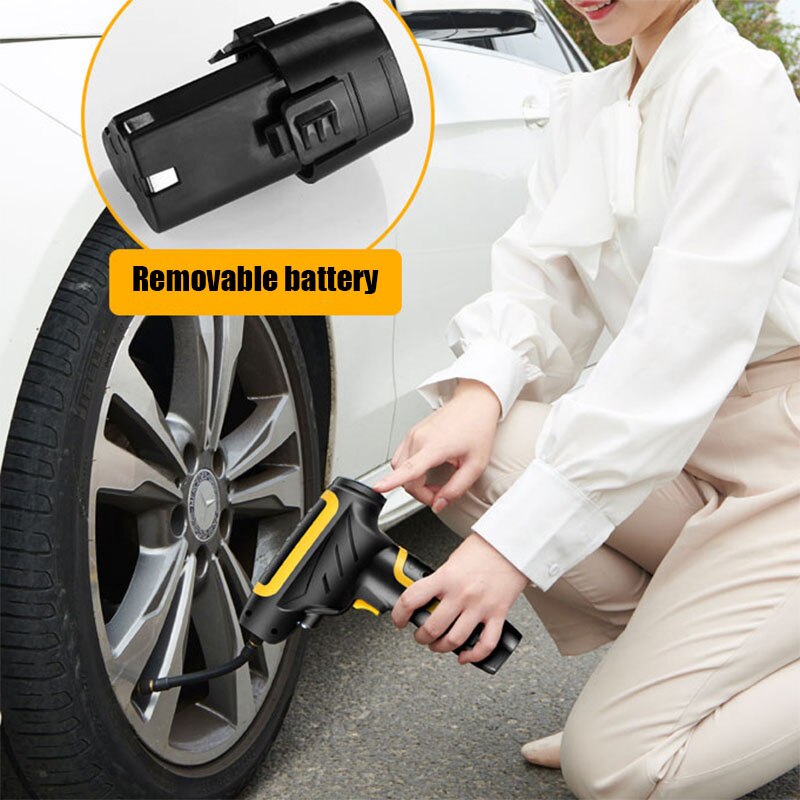 Car handheld wireless air pump smart digital displ... – Grandado