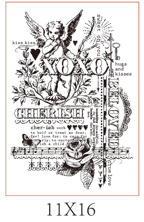 Selo claro transparente do silicone do anjo/selo p... – Grandado