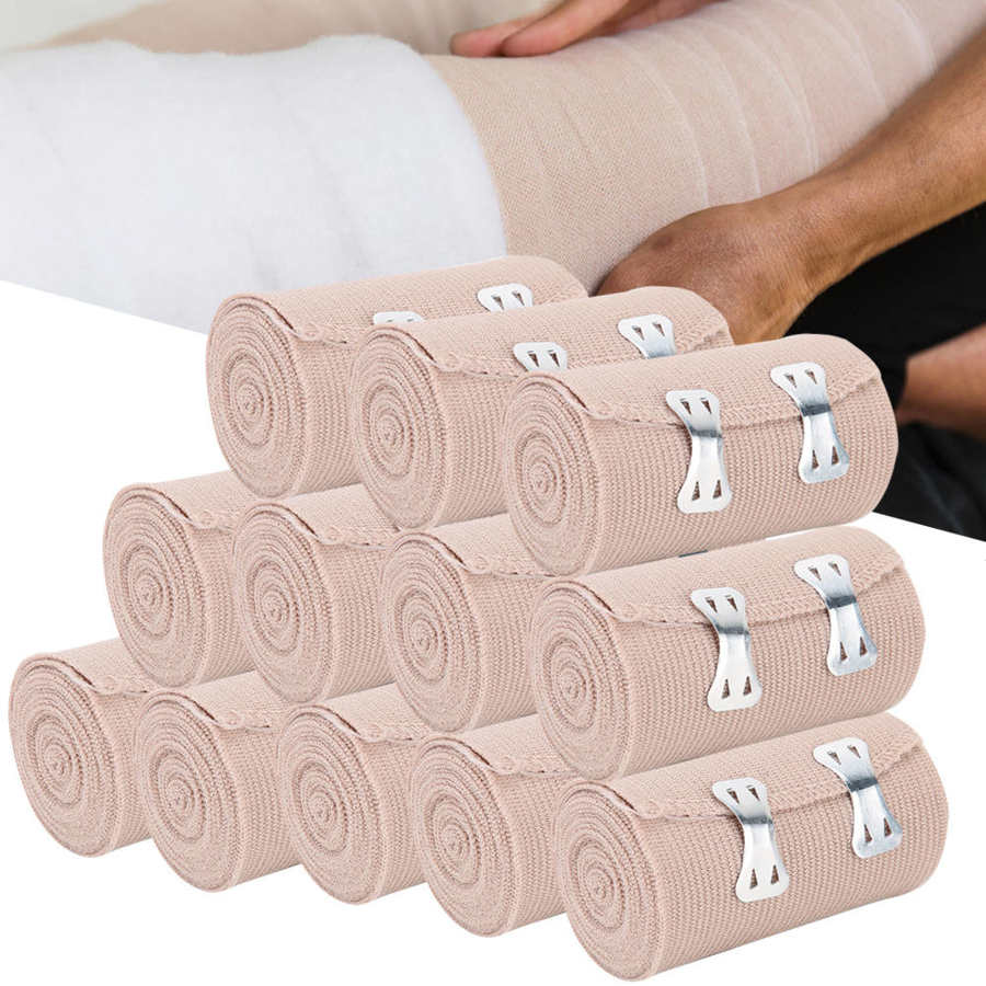 12pcs 7.5cm x 4.5m high Elasticity Bandage Wound D... – Grandado