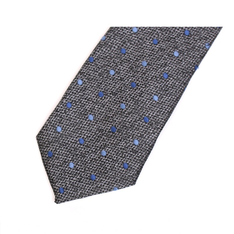 Gentleman Drak Grey 7CM Tie Formal Neck Ties For M... – Grandado