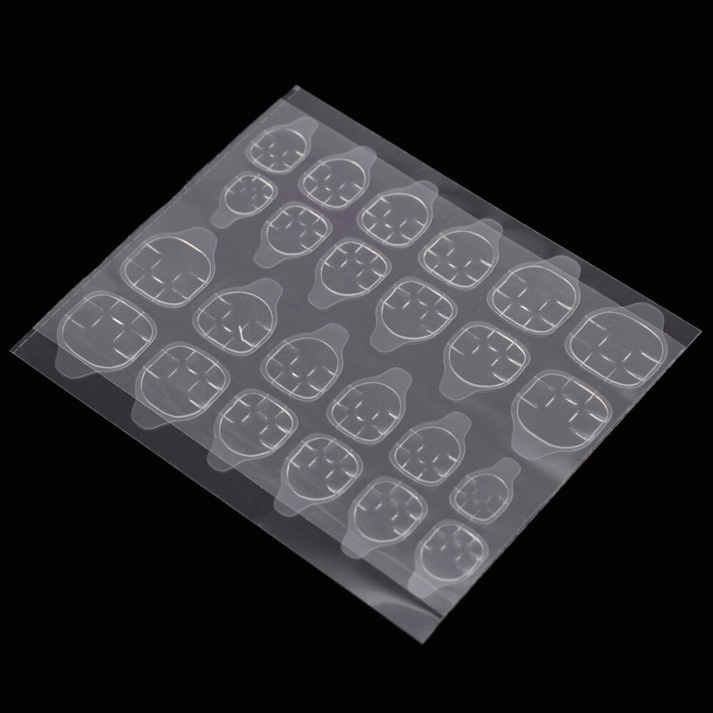 20 Sheets Nail Art Lijm Sticker Dubbelzijdig Valse... – Vicedeal