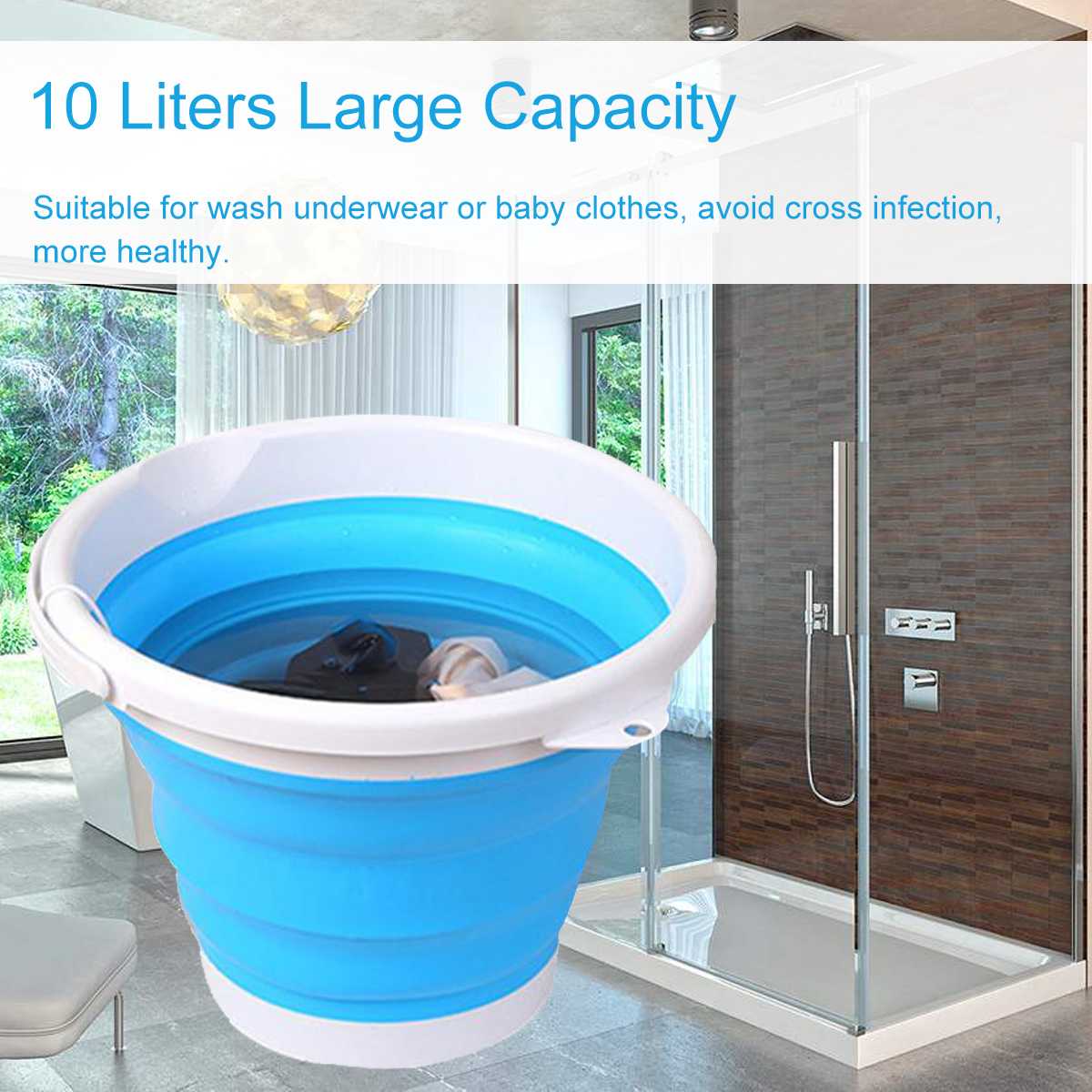 Ultrasonic Portable Turbo Washing Machine USB 6V E... – Grandado