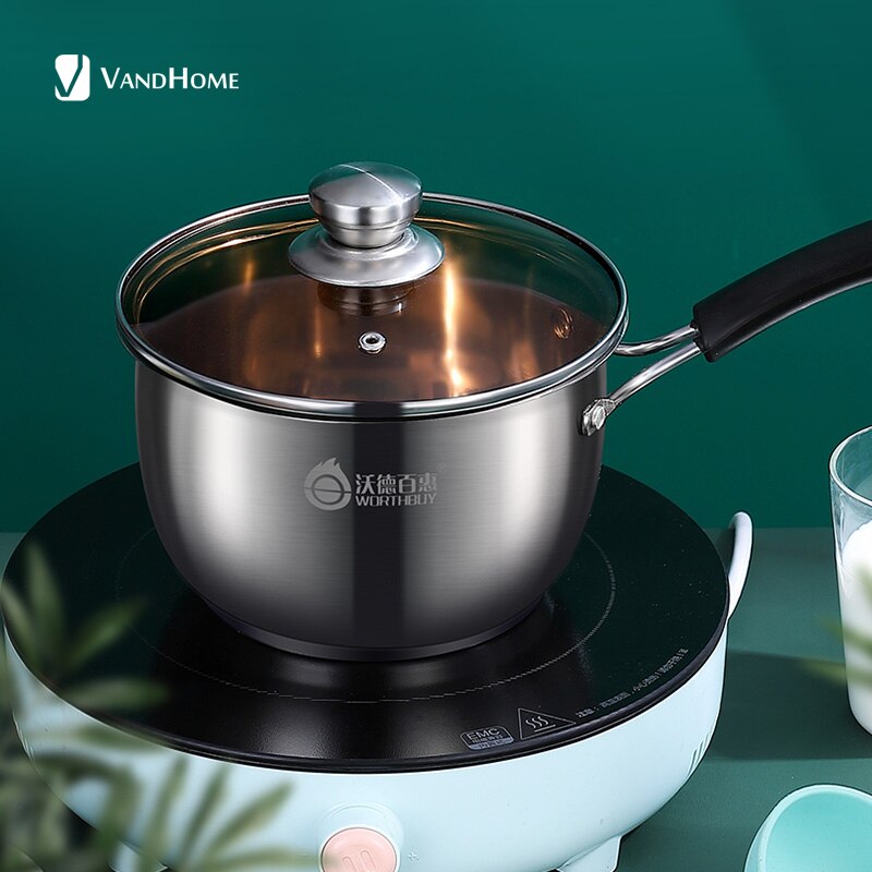 Vandhome Melk Steelpan Roestvrij Staal Soep Pap Me... – Vicedeal