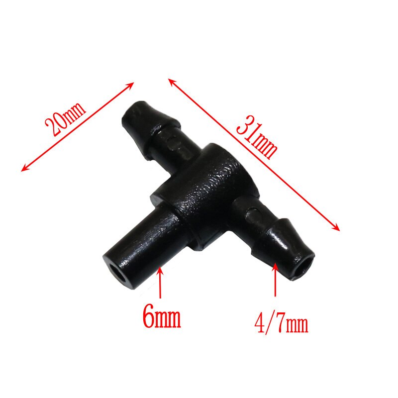 6mm Nozzle Tee Connectors Homebrew Tuin Irrigaties... – Grandado