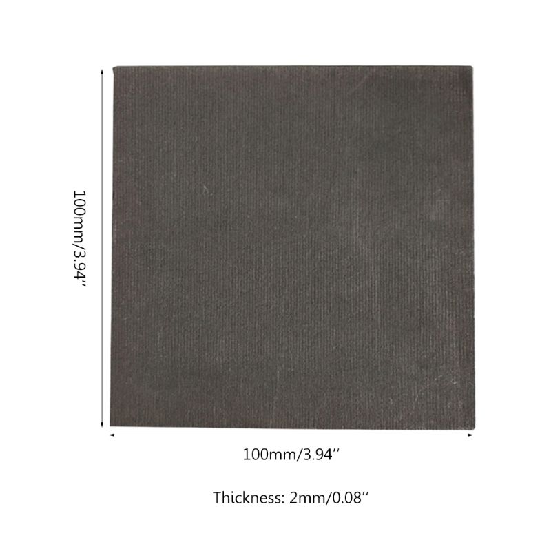 2pcs High Pure Carbon Graphite Sheet 100x100x2mm E... – Vicedeal