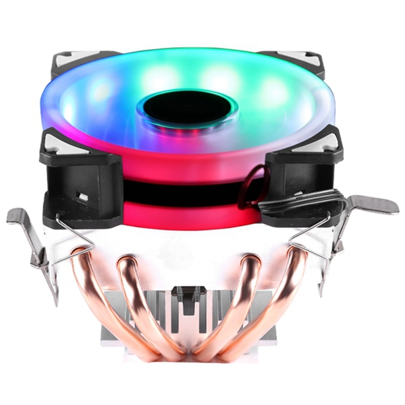 DELEFUN CPU Cooler 4 Pure Copper Heat Pipe Cooling... – Grandado
