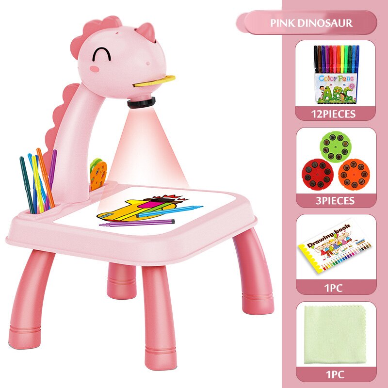 Children Led Projector Art Drawing Table Toys Kids... – Vicedeal