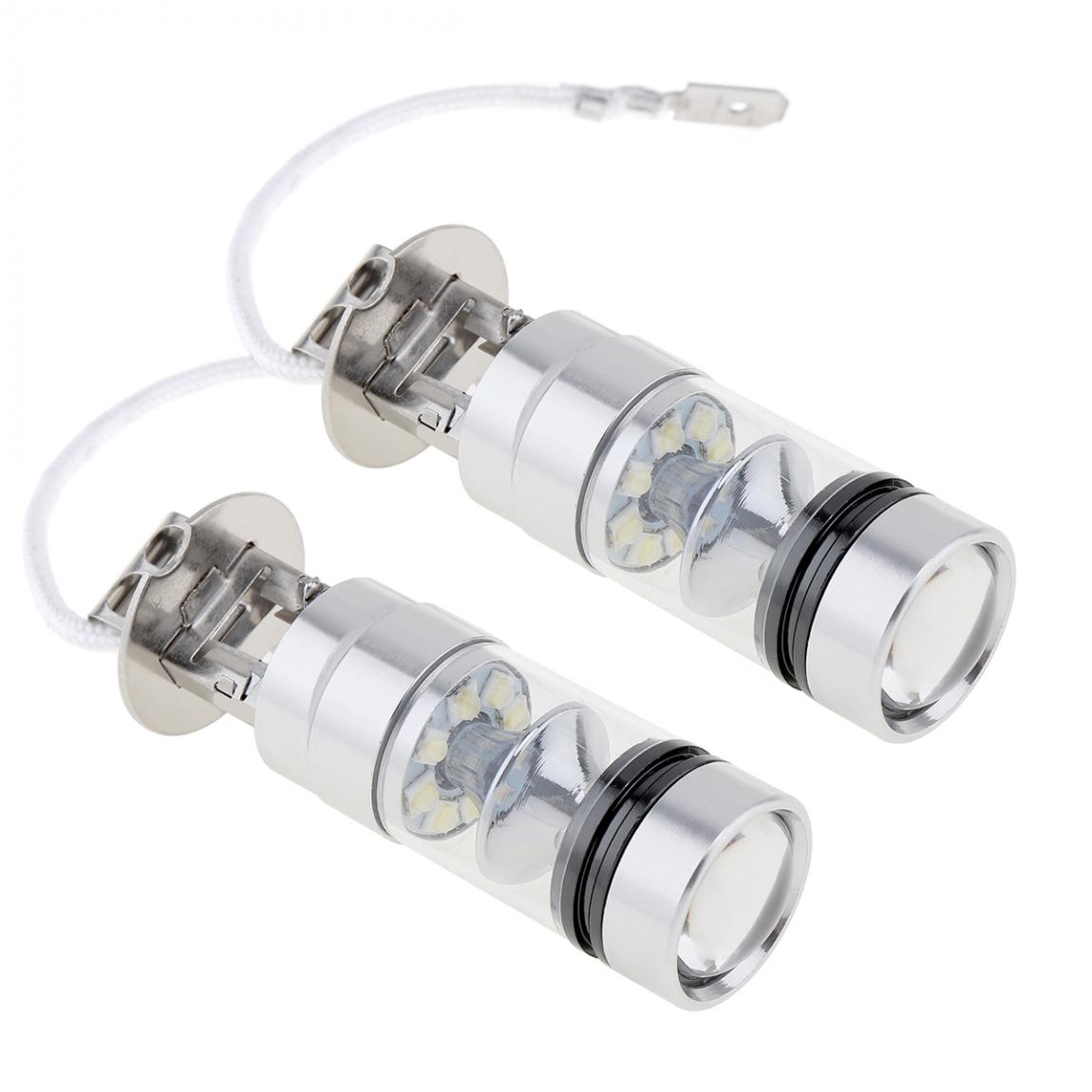 2PCS 12 V 100W H3 LED bulb 20 SMD Car Fog light Ch... – Vicedeal