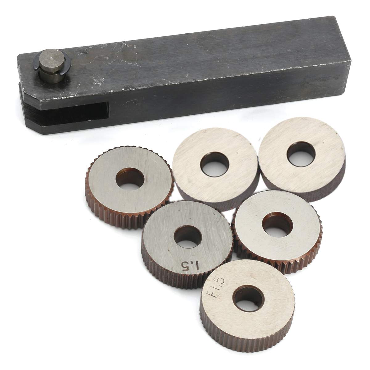 7pcs Steel Single Wheel Diagonal Linear Knurl Whee... – Grandado