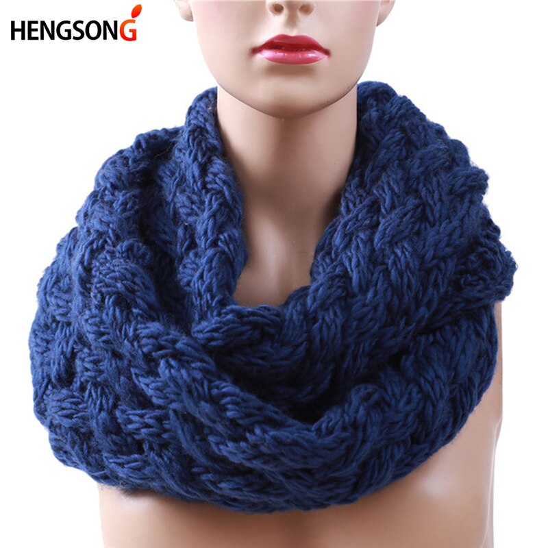 Winter Cable Ring Scarf Women Knitting Infinity Sc... – Vicedeal