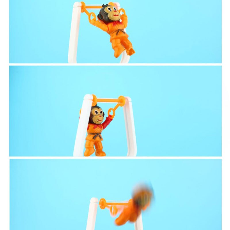 Morsomme flip monkey leker for barn nyhet dyredukk... – Grandado