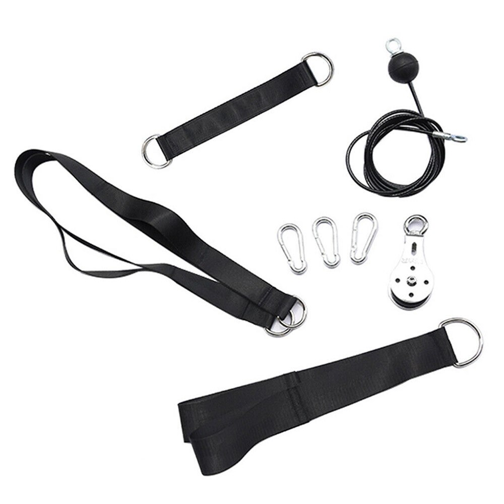 Fitness DIY Gym Pulley Cable Machine Attachment Sy... – Grandado