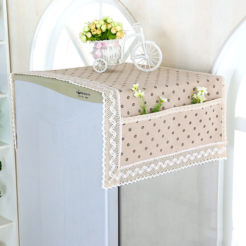 Cotton Linen Refrigerator Covers Dust Covers Refri... – Vicedeal