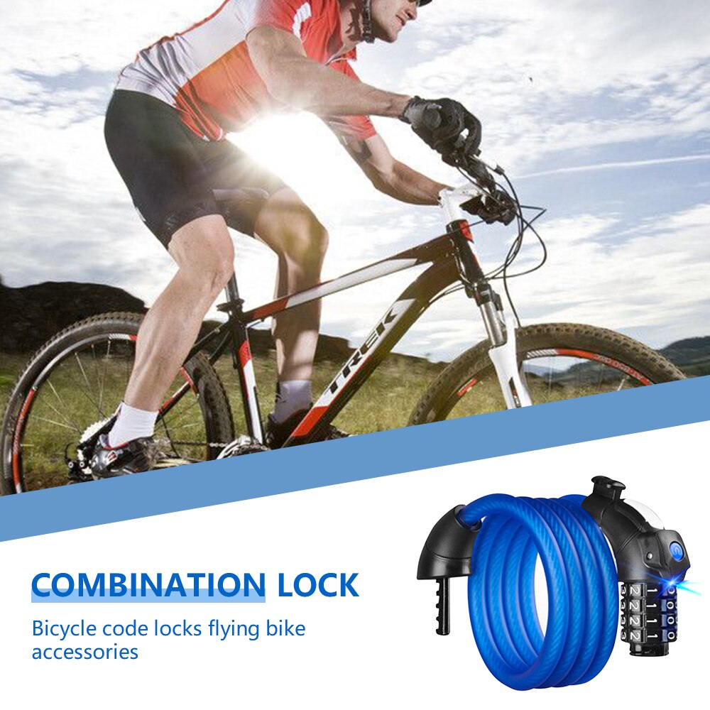 Anti-Theft Bike Lock 4 Digit Code Combination Stai... – Grandado