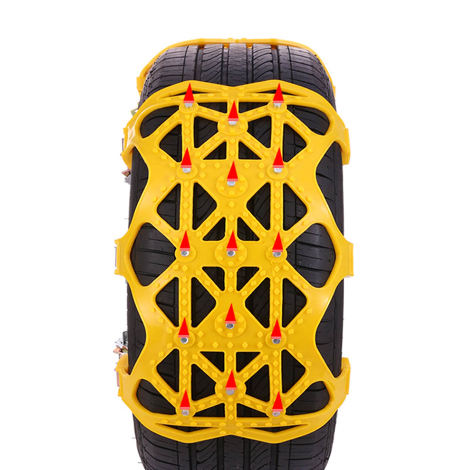 6pcs Extended Car Tire Snow Chains Snow Relief Cha... – Grandado