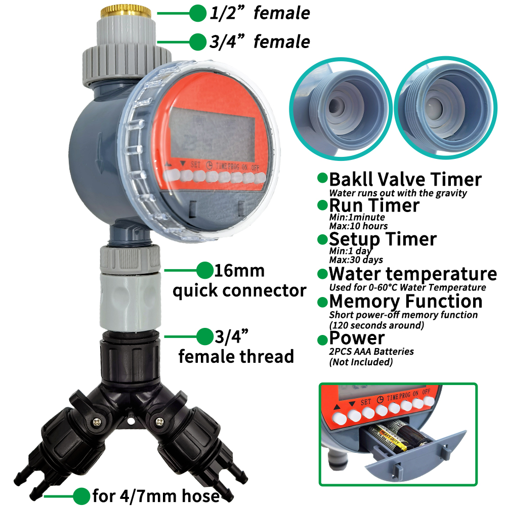 WUJIE 5-50M Tuin Micro Druppelirrigatie Automatisc... – Vicedeal