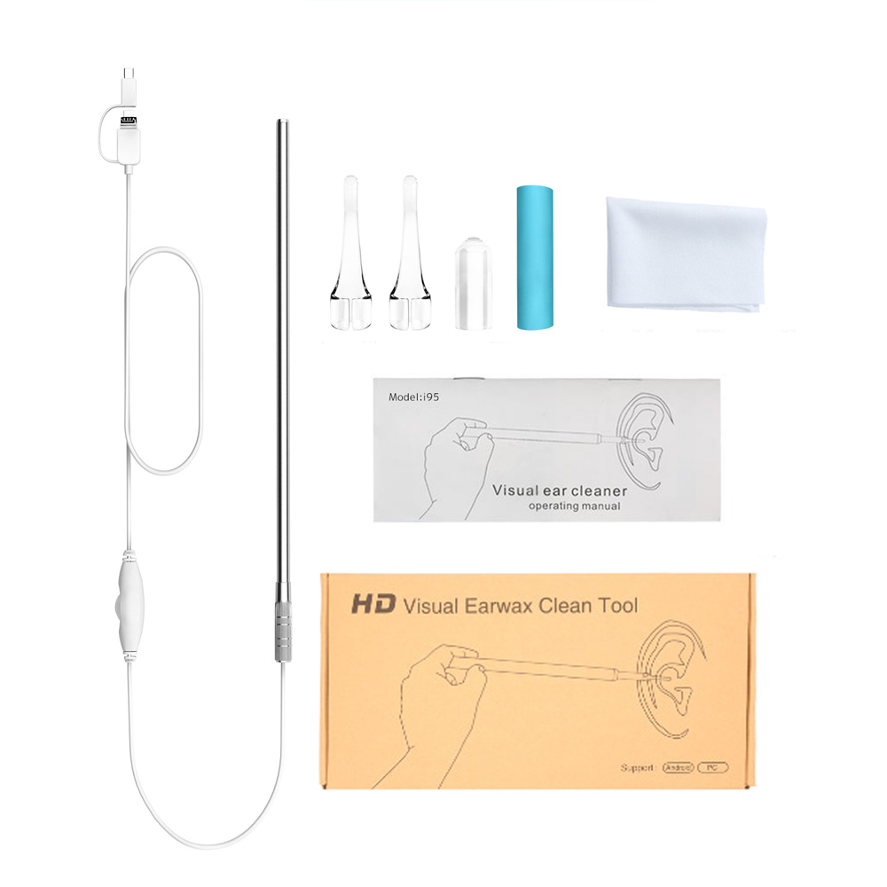 USB HD Visual Ear Wax Cleaning Endoscope Otoscope ... – Grandado
