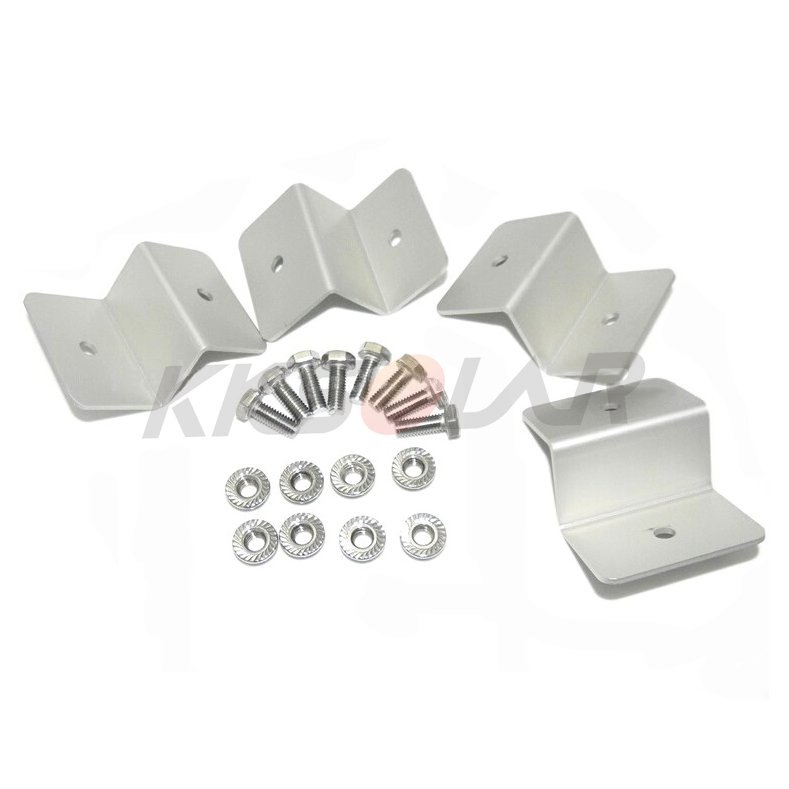 4pcs/set Metal Solar Panel Mounting Bracket Set Z-... – Grandado