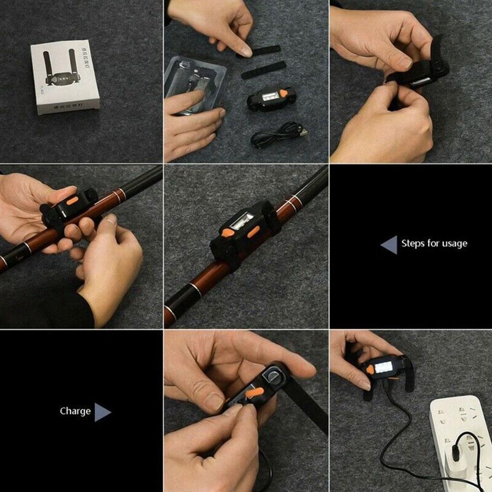 Newest Electronic LED Fishing Rod Sensor Light Gra... – Vicedeal