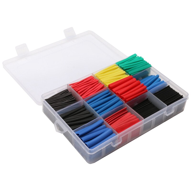 800Pcs Heat Shrinkable Tube,Shrink Ratio 2:1,Elect... – Grandado