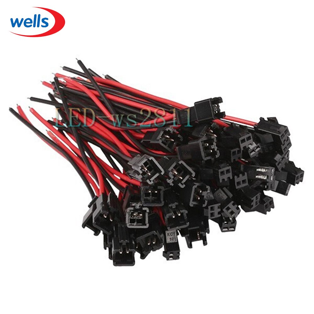 5-100pairs 2 3 4 5 pin 2 x 15cm JST Connector Male... – Vicedeal