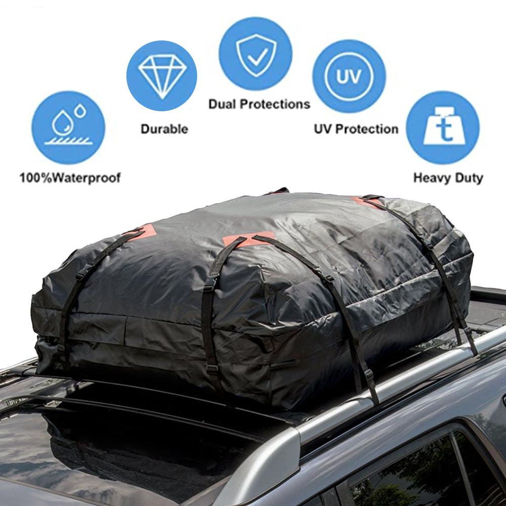 Car Rooftop Cargo Bag Cargo Carrier 15 Cubic Feet ... – Grandado