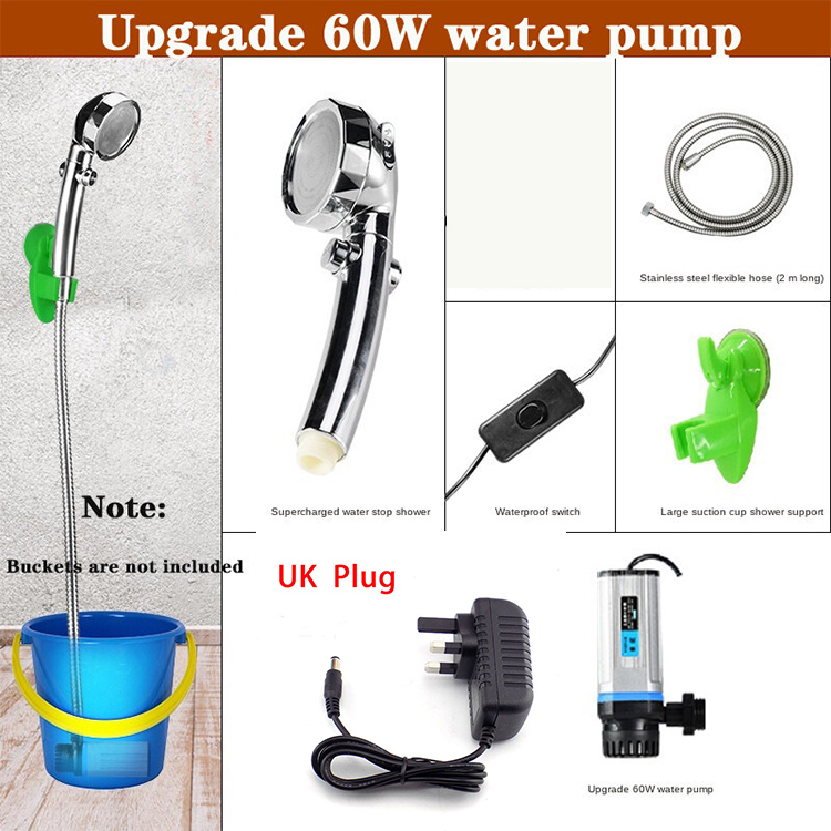 Portable Car Washer 12V Camping Shower Car Shower ... – Grandado