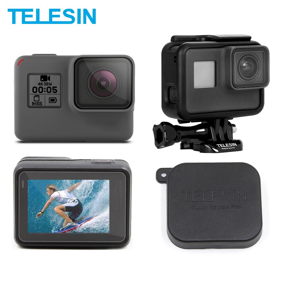 TELESIN 3Pcs HD Lcd-scherm Lens Protectors Film + ... – Grandado