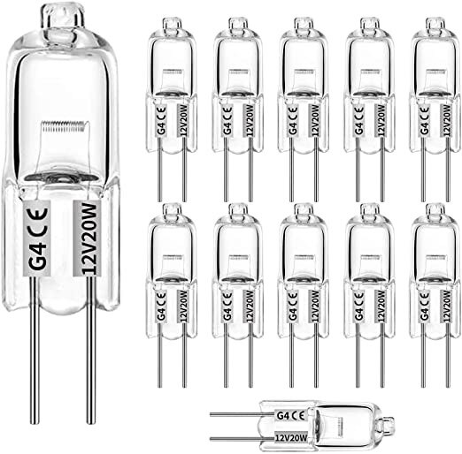 12 Pcs Halogen Light Bulbs Warm White Light Clear ... – Grandado