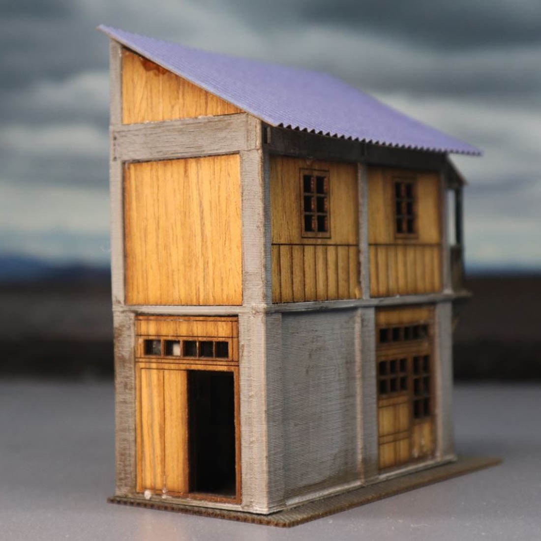 8X3.8X9.5Cm Zand Tafel Railway Trein Scène 80's Ou... – Vicedeal